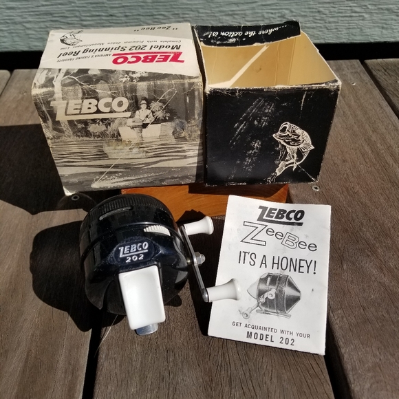 Zebco | Other | Vintage Zebco Model 22 Fishing Reel Metal Foot Spin ...
